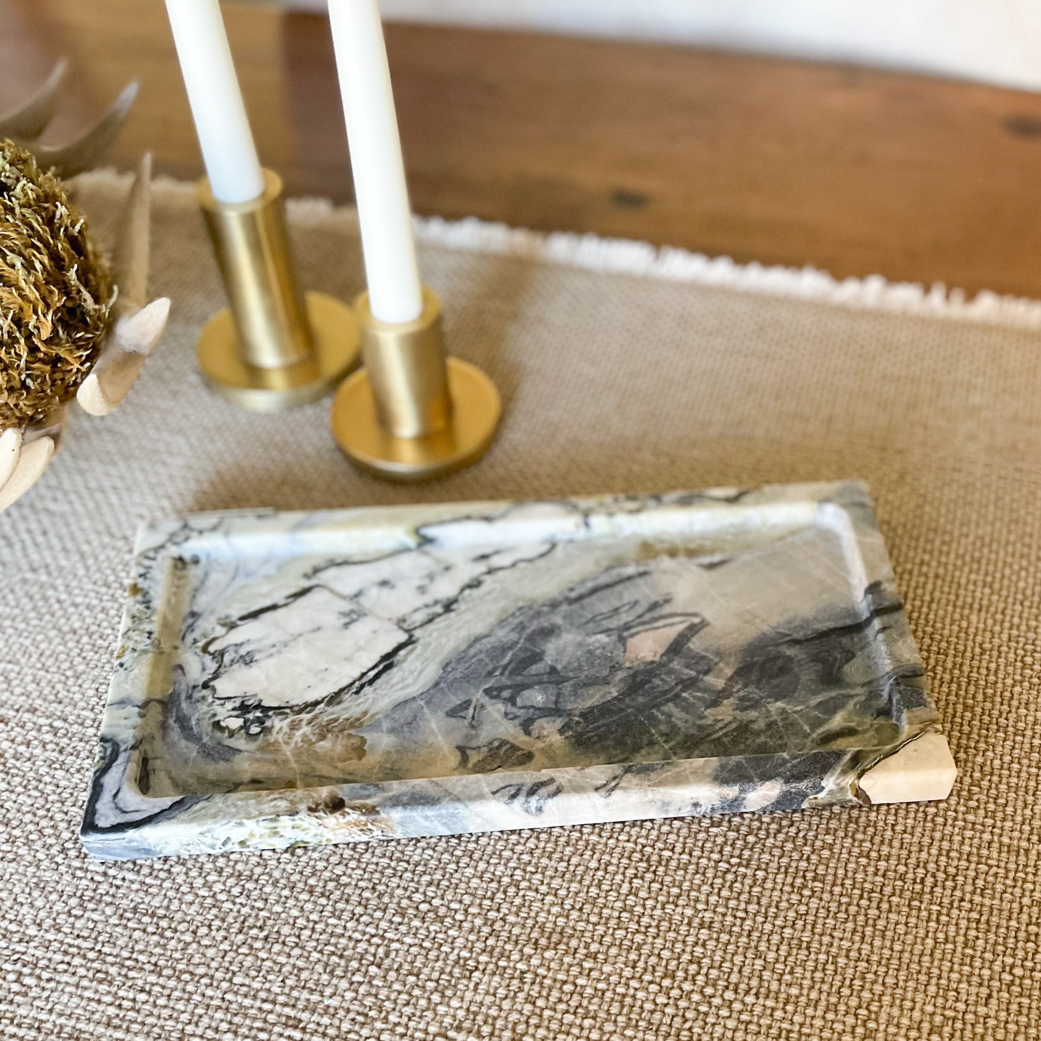 Decorative Tray - Twilight Marble Tray – Rare Earth Mercantile